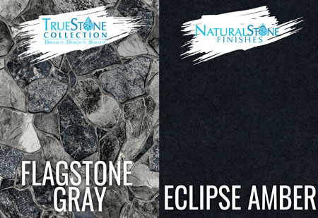 Flagstone Gray with Eclipse Amber - GLI Pool Products